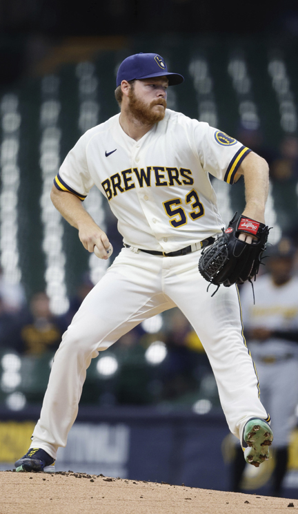 Starting pitcher Brandon Woodruff dominates for Milwaukee Brewers to ...